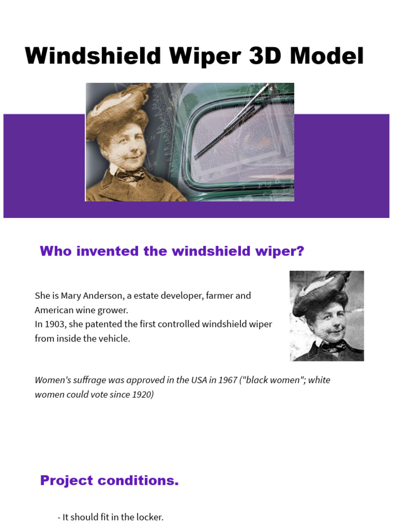 Windshield Wiper 3D Model | PDF