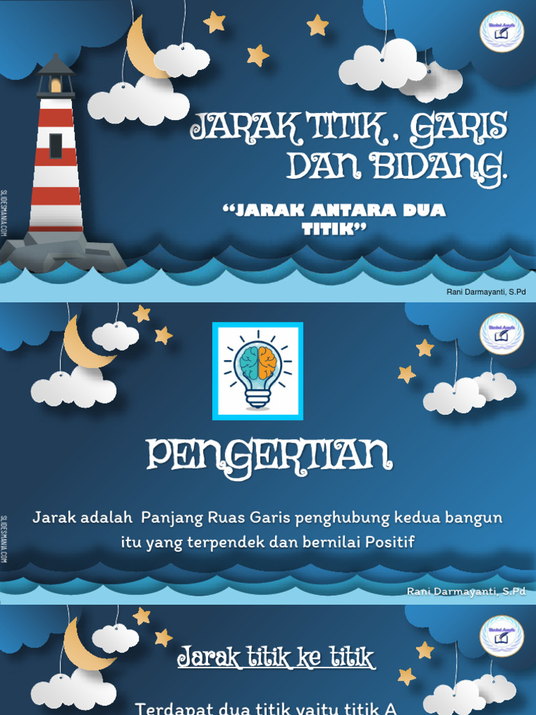 Jarak Titik Ke Titik | PDF