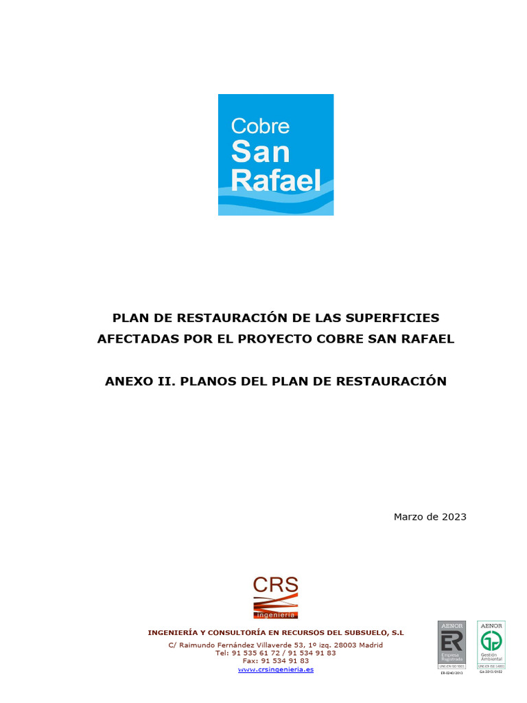 Pr03_anexo 2_planos Plan de Restauración | PDF