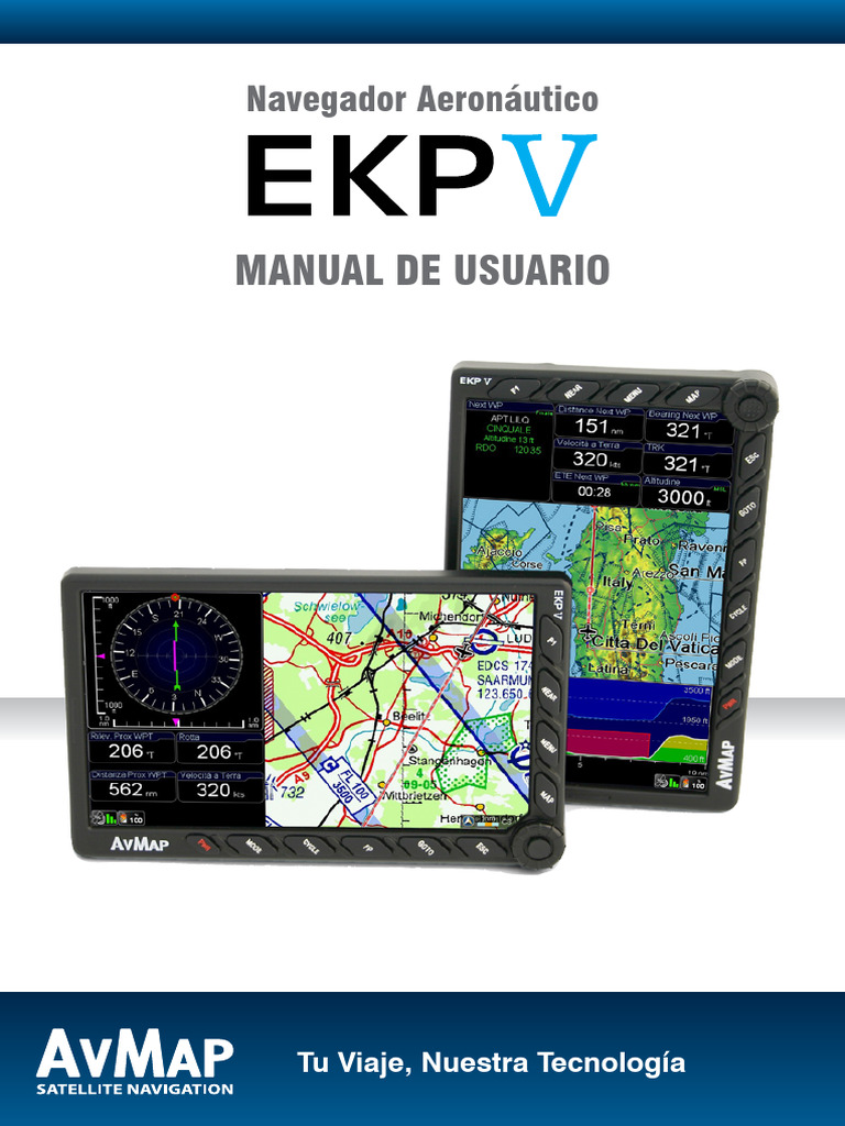 Manual de Usuario AvMap EKP V | PDF | Sistema de Posicionamiento Global | Ventana (informática)