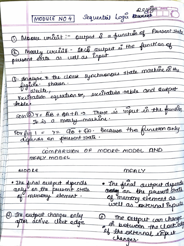sequential logic design part 1 | PDF