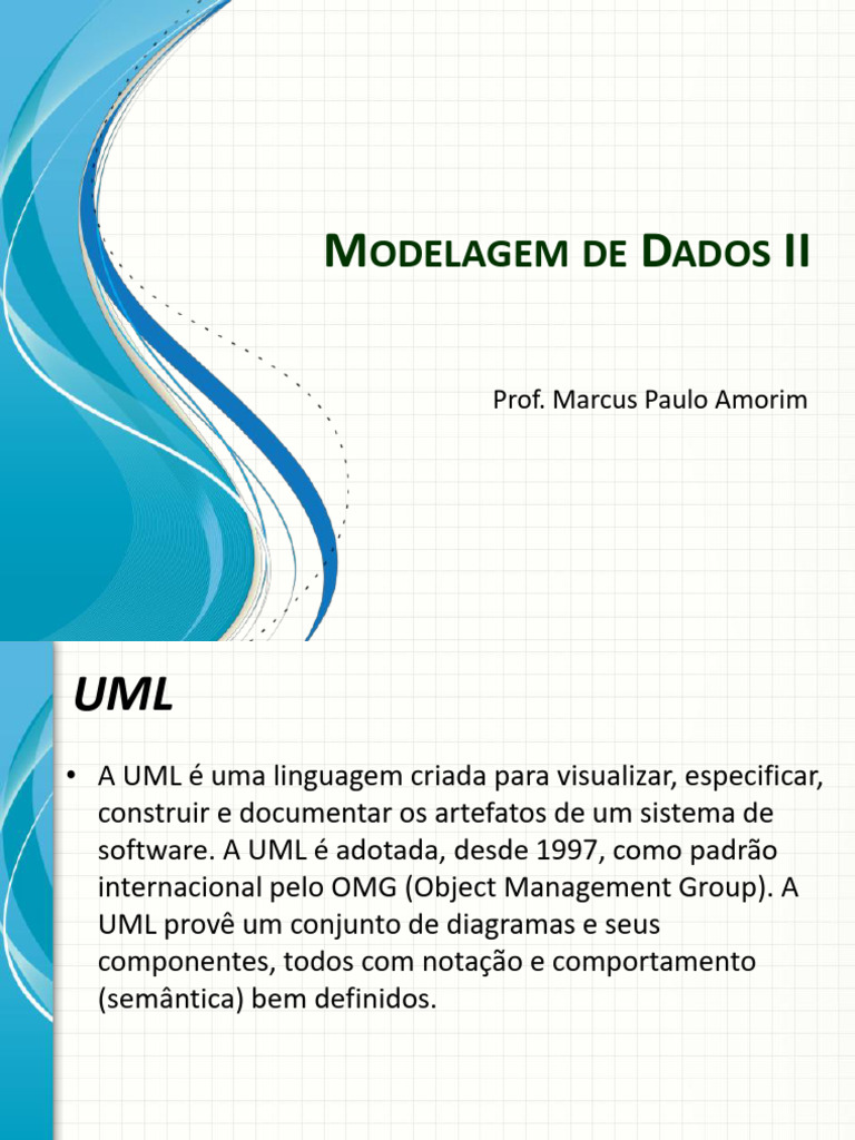 Modelagem de Dados II - Alunos 01 | PDF | Linguagem de modelagem ...