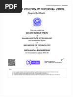 MBA - Sample Certificate | PDF