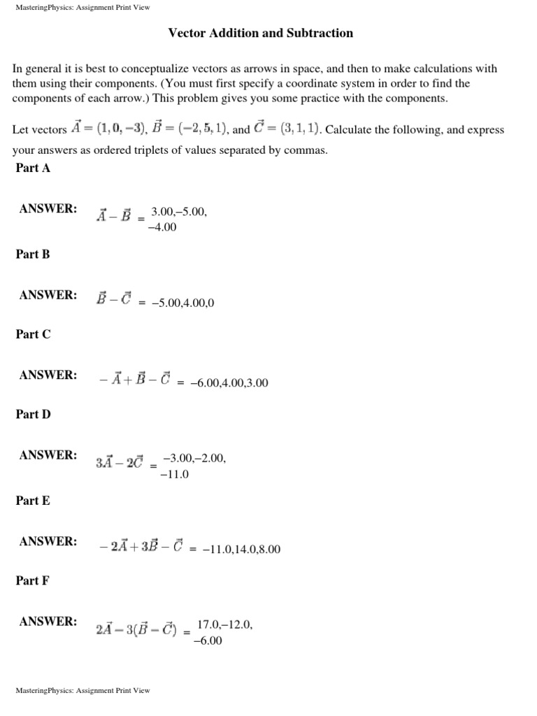 Chapter 3 Skill Building | Download Free PDF | Euclidean Vector ...