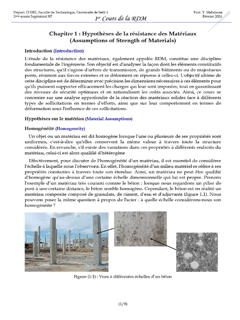 Chapitre 01 RDM 2024 | PDF