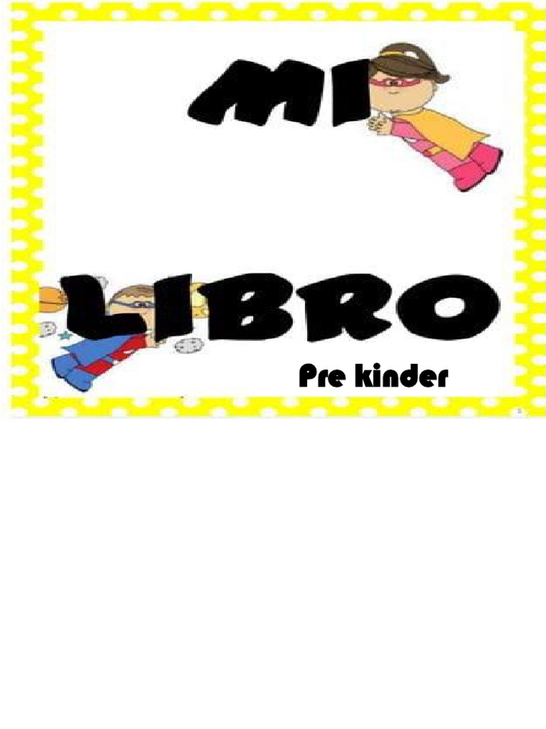 Libro de Pre Kinder | PDF