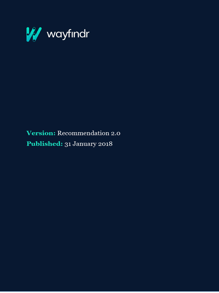 Audio Wayfinding Standard v2.0 | PDF | Visual Impairment | Visual System
