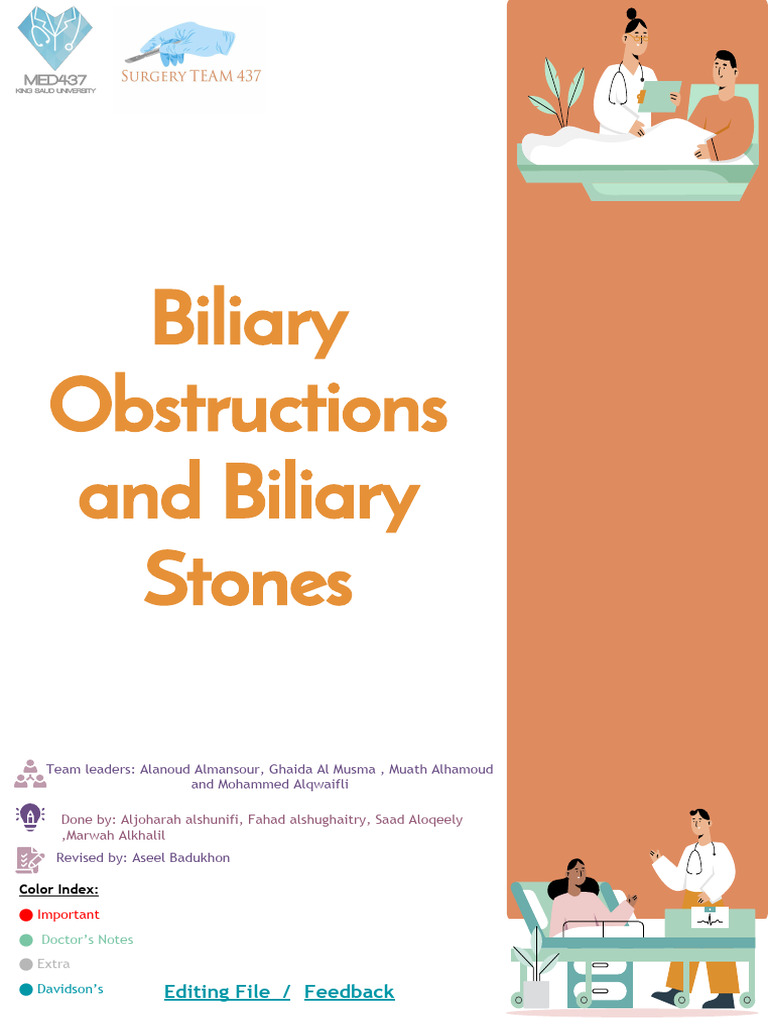 18-Biliary Obstruction and Biliary Stones | PDF | Gallbladder | Bile