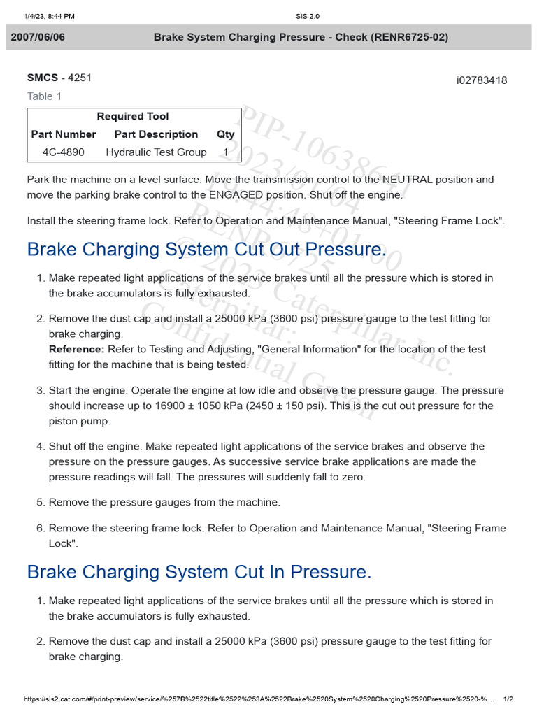 BRAKE | PDF | Pressure | Brake