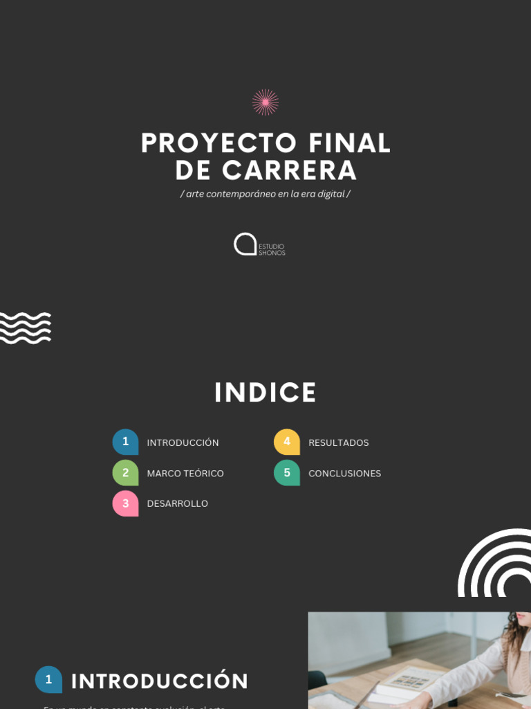 Presentación Proyecto Final Geométrico Negro y Blanco.pdf | PDF