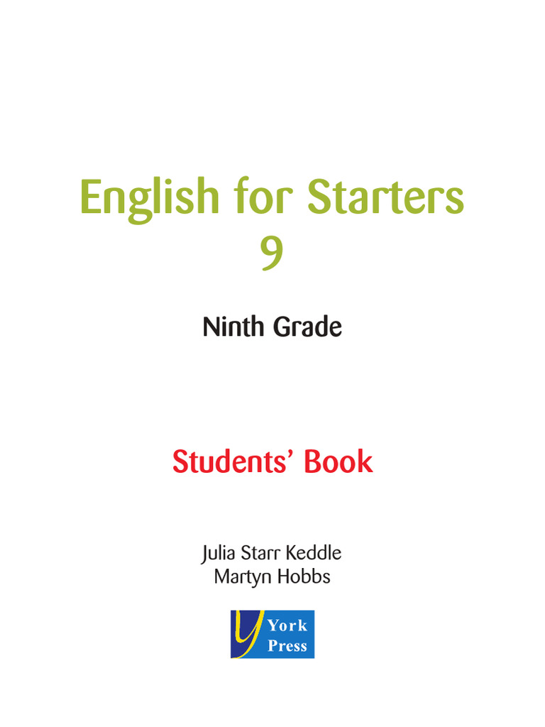 English for Starters 9 Student 39 s Book | PDF | Storytelling | Newspapers