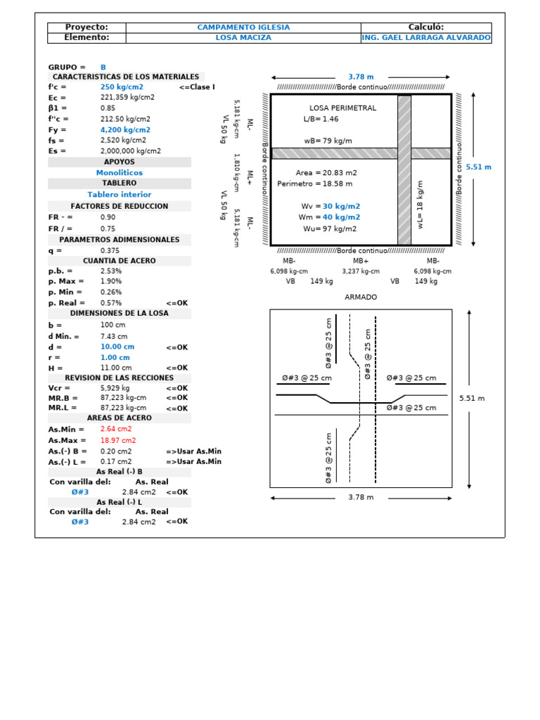 1.- Losa maciza | PDF