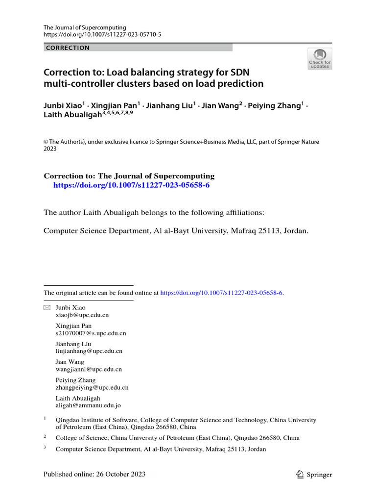 s11227-023-05710-5 | PDF | Science | Engineering