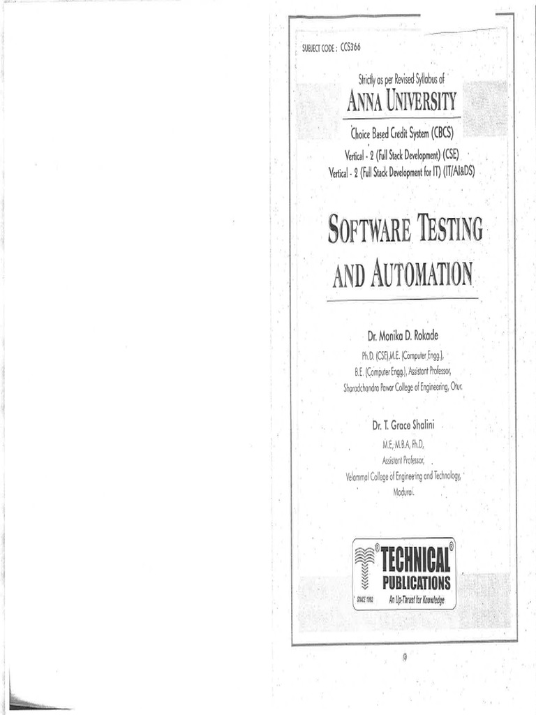 Software Testing and Automation | PDF