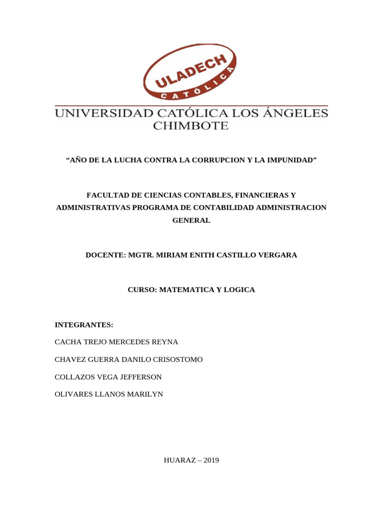 Caratula - Matematica | PDF