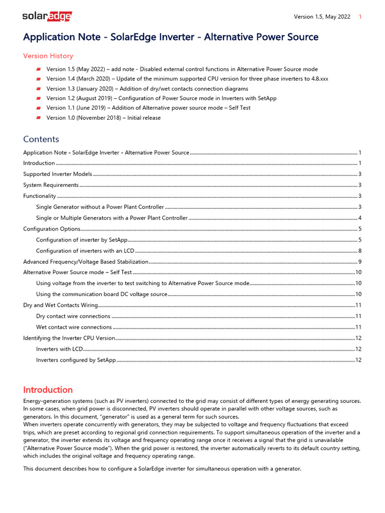 se-inverter-support-of-voltage-sources | PDF | Power Inverter ...