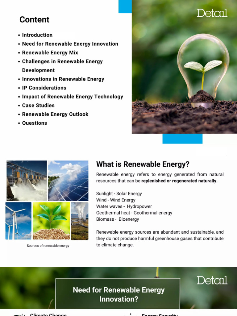 Renewable Energy PPT F | PDF