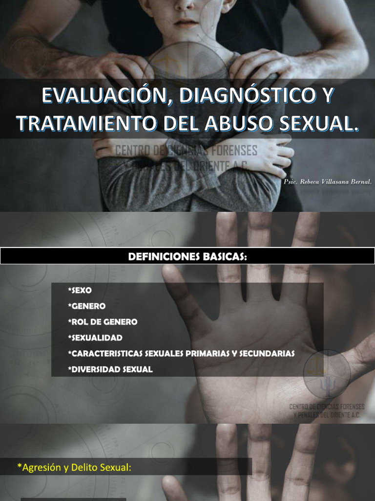 Evaluación, Diagnóstico y Tratamiento de Abuso Sexual. | PDF