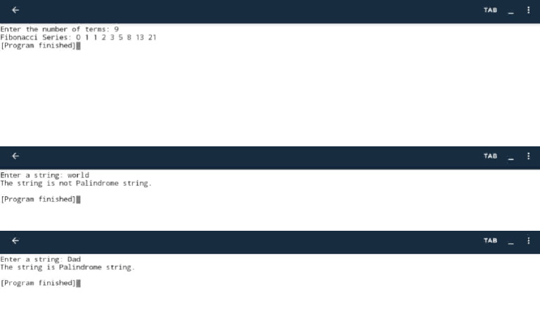 Python Program Outputs Summary | PDF