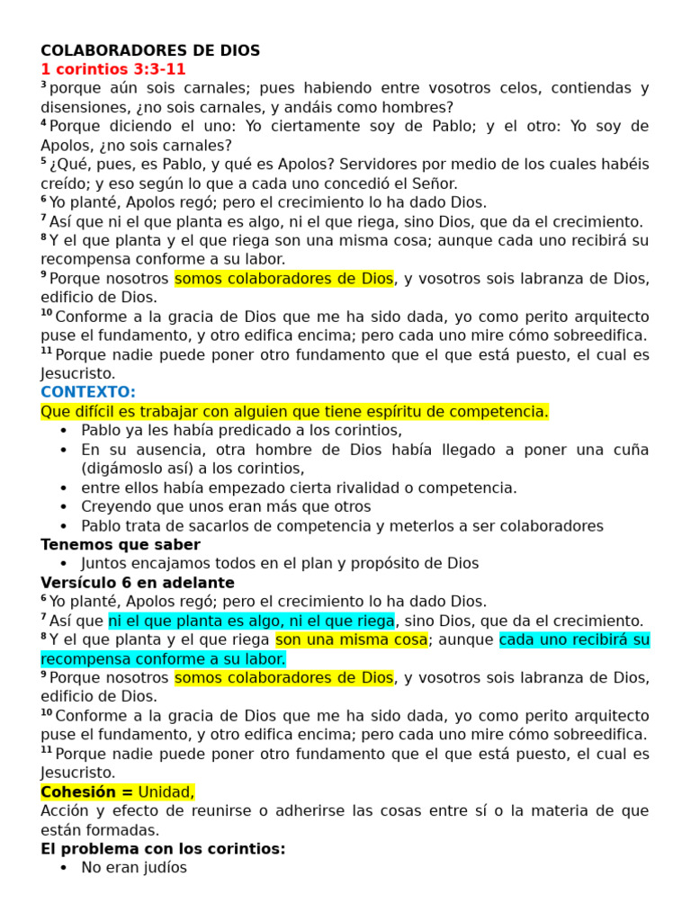 Colaboradores de Dios | PDF | Adán | Creencia religiosa y doctrina