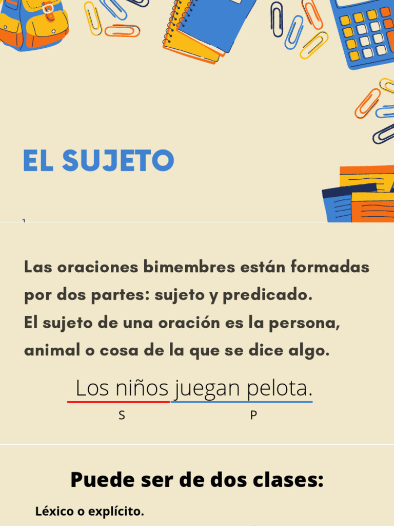 El SUJETO | PDF