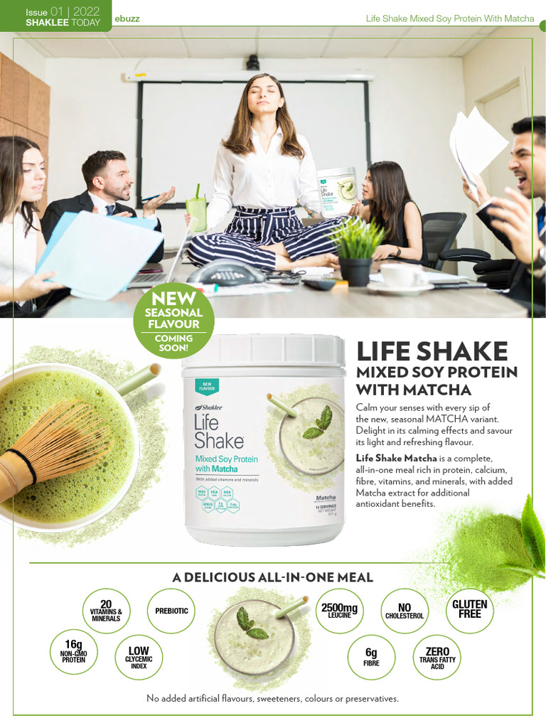 ST Article Ebuzz Matcha en | PDF | Taste | Dietary Fiber