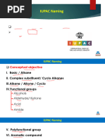 IUPAC Nomenclature ISC Class11 Summary | PDF