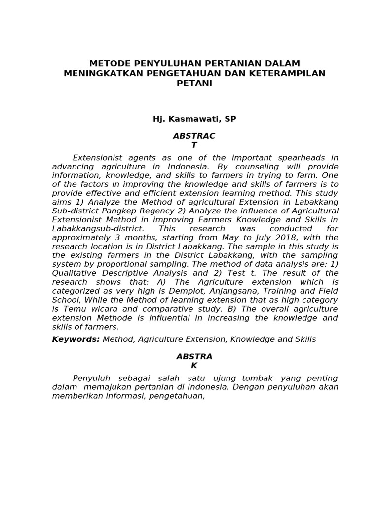 METODE_PENYULUHAN_PERTANIAN_DALAM_MENINGKATKAN_PEN | PDF
