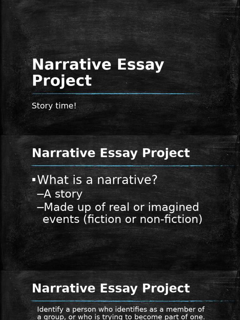 Narrative Essay Project | PDF | Essays | Narrative