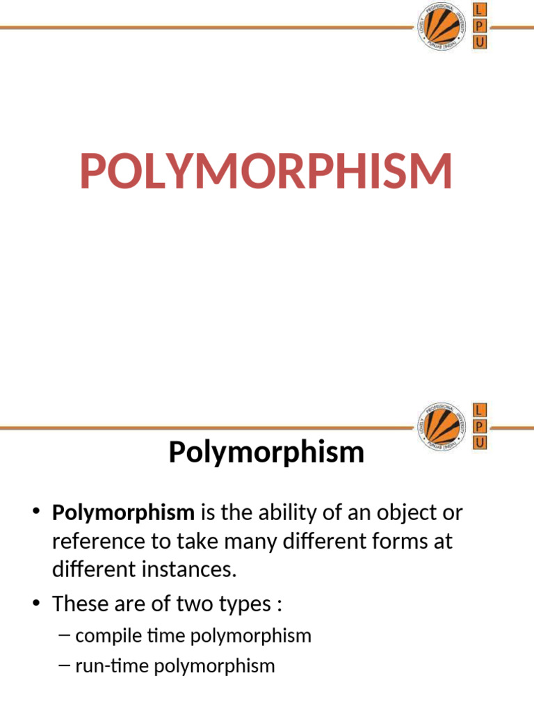 A63152219 Polymorphism | PDF | Method (Computer Programming) | Area