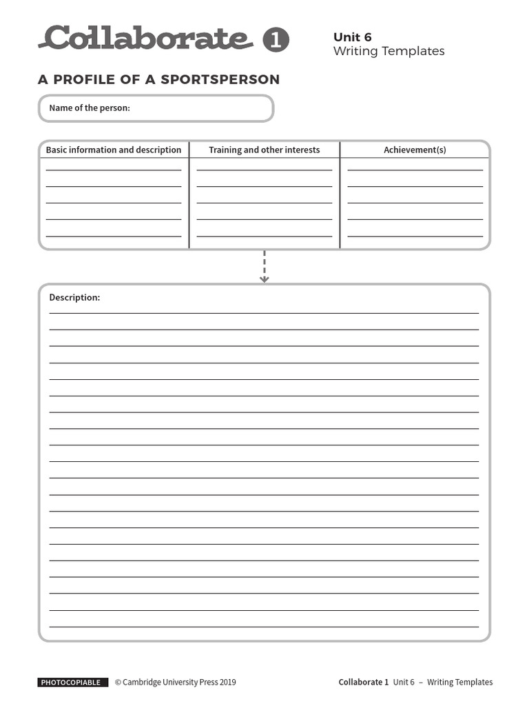 Writing Unit 6 | PDF