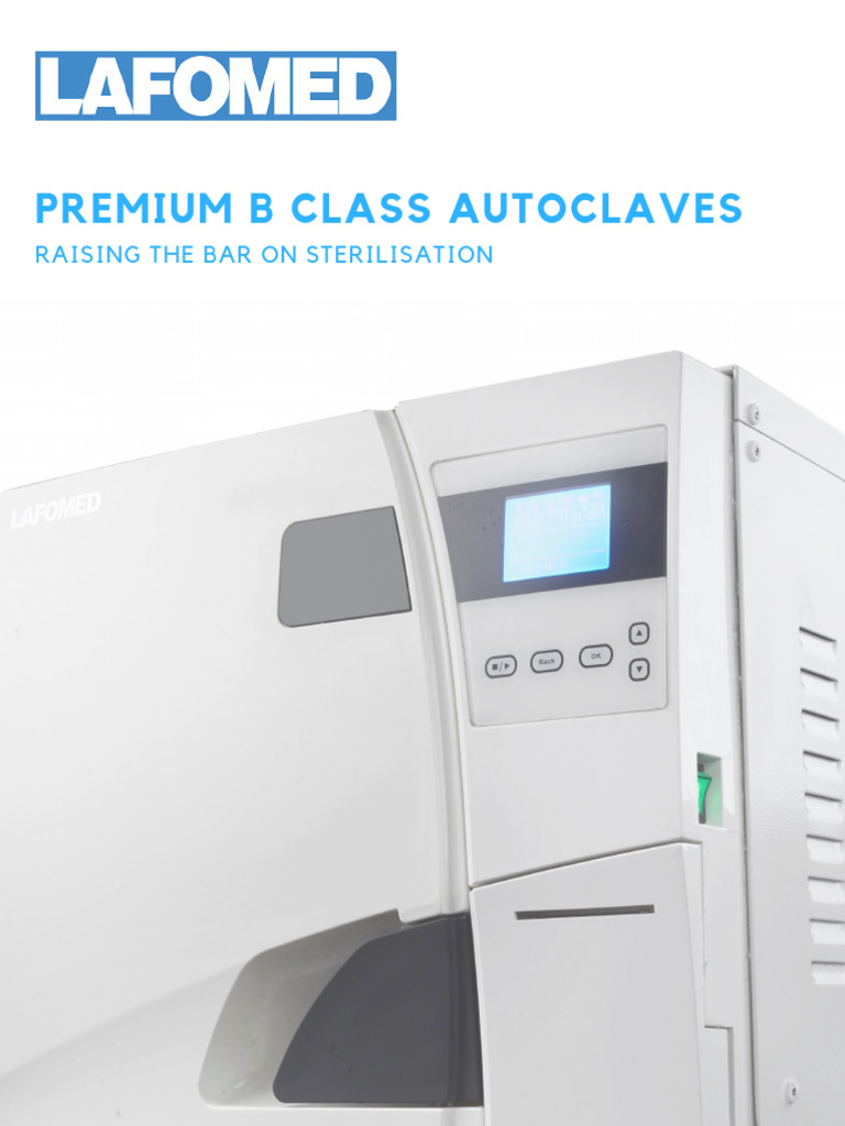 LAFOMED Class B Autoclave Overview | PDF | Sterilization (Microbiology ...