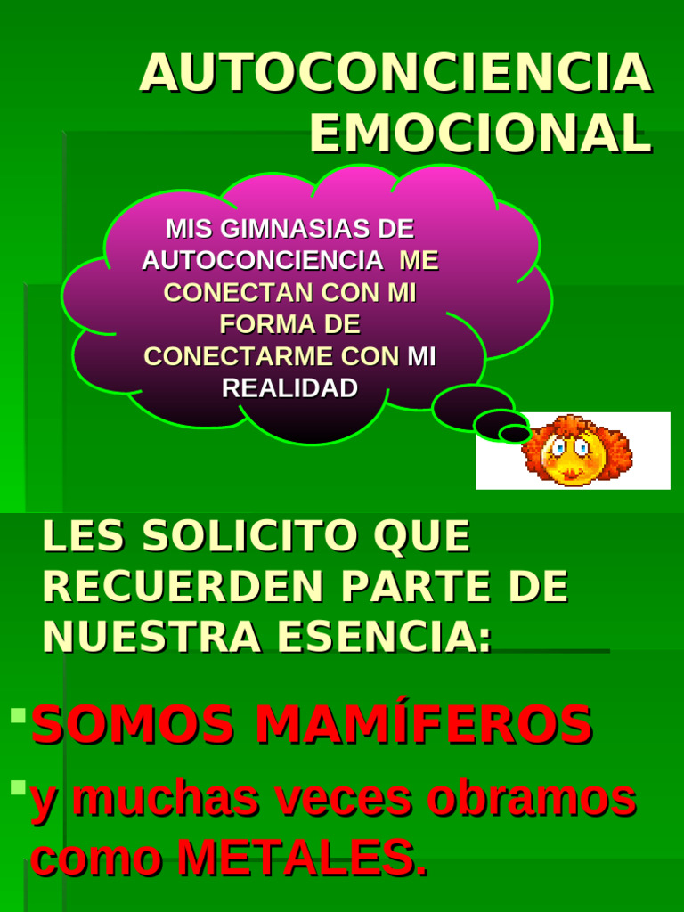 AUTOCONCIENCIA | PDF