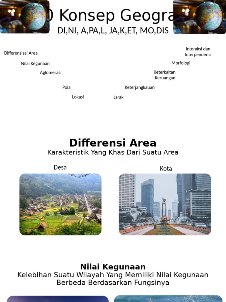 Materi 2, 10 Konsep Geografi | PDF