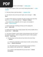 Inspiring Life Quotes Collection | PDF