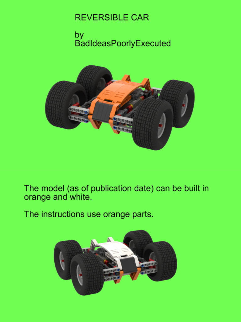 Reversible Car Instructions 1.0 | PDF