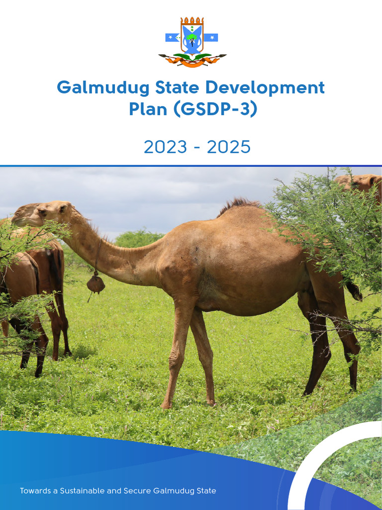 Galmudug State Development Plan (GSDP-3) - 2023-2025 | PDF | Taxes | Governance