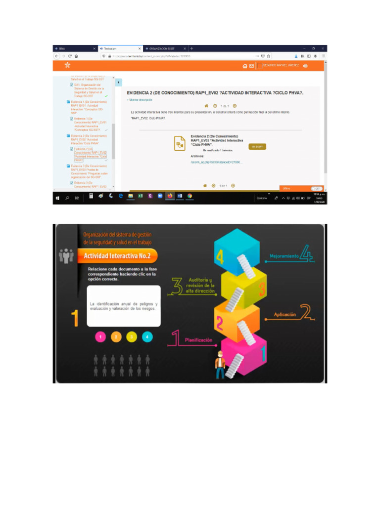 EV02. Actividad Interactiva. Ciclo PHVA | PDF