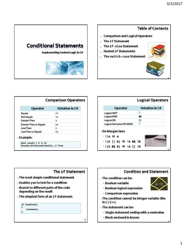 5 Conditional Statements | PDF | Computer Programming | Mathematics