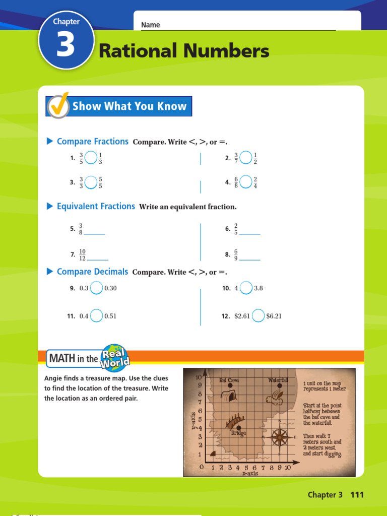 G6 GoMath en NL SE C03 Rational Numbers | PDF | Mathematics ...