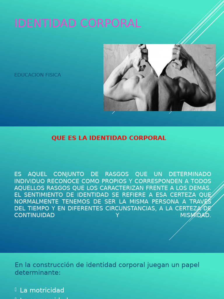 Identidad Corporal y Autoesquemas | PDF | Mente | Sicología
