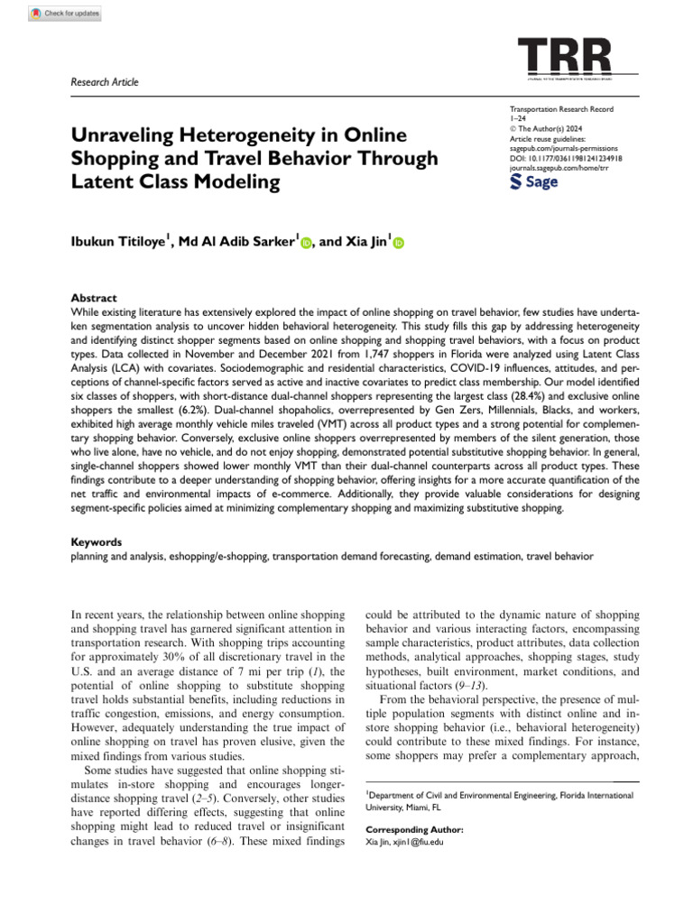 Published at Trr | PDF | Survey Methodology | Online Shopping