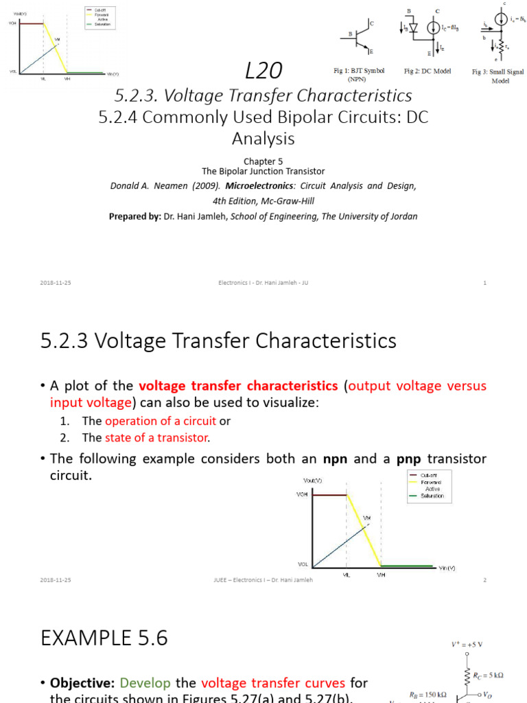 Lecture 20 | PDF | Bipolar Junction Transistor | Electronic Circuits