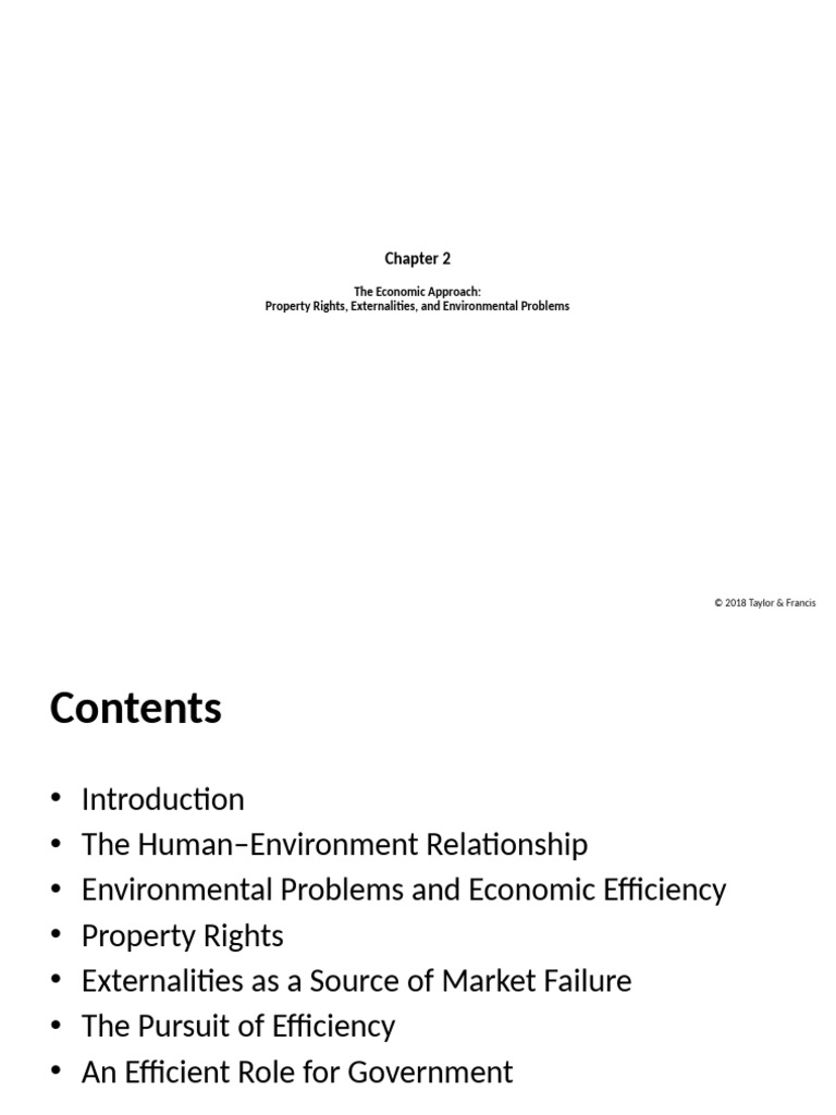 Environmental Economics Chapter 2 | PDF | Externality | Economic Surplus