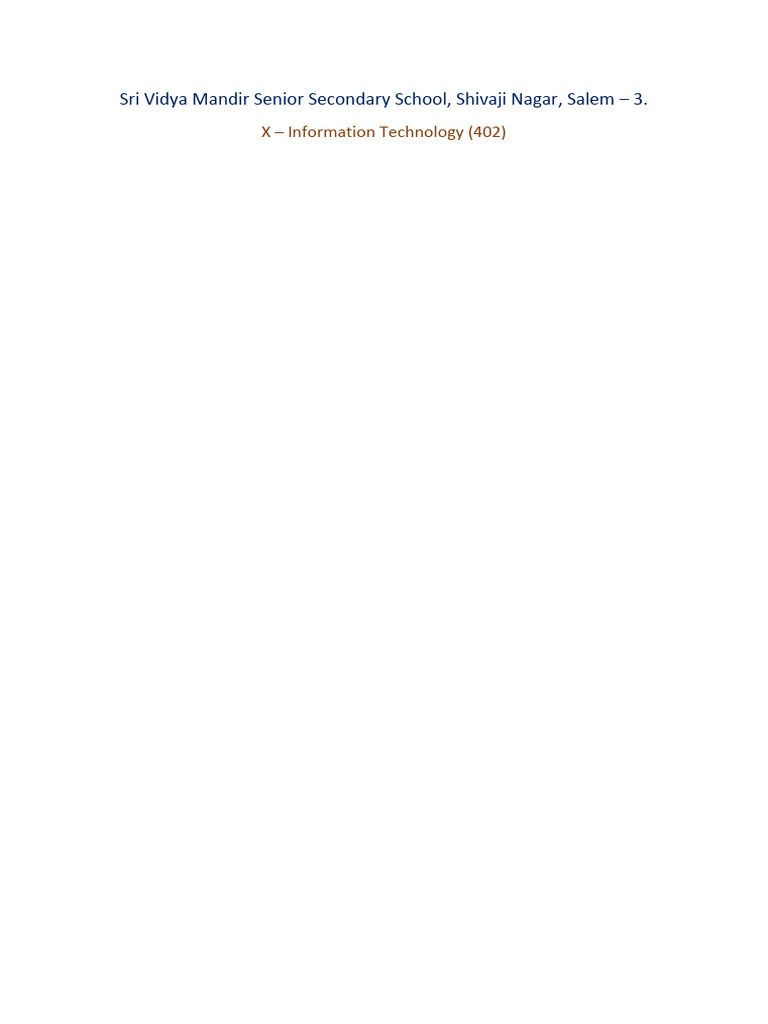 Unit 2 Electronic Spreadsheet MCQ | PDF | Spreadsheet | Macro (Computer Science)