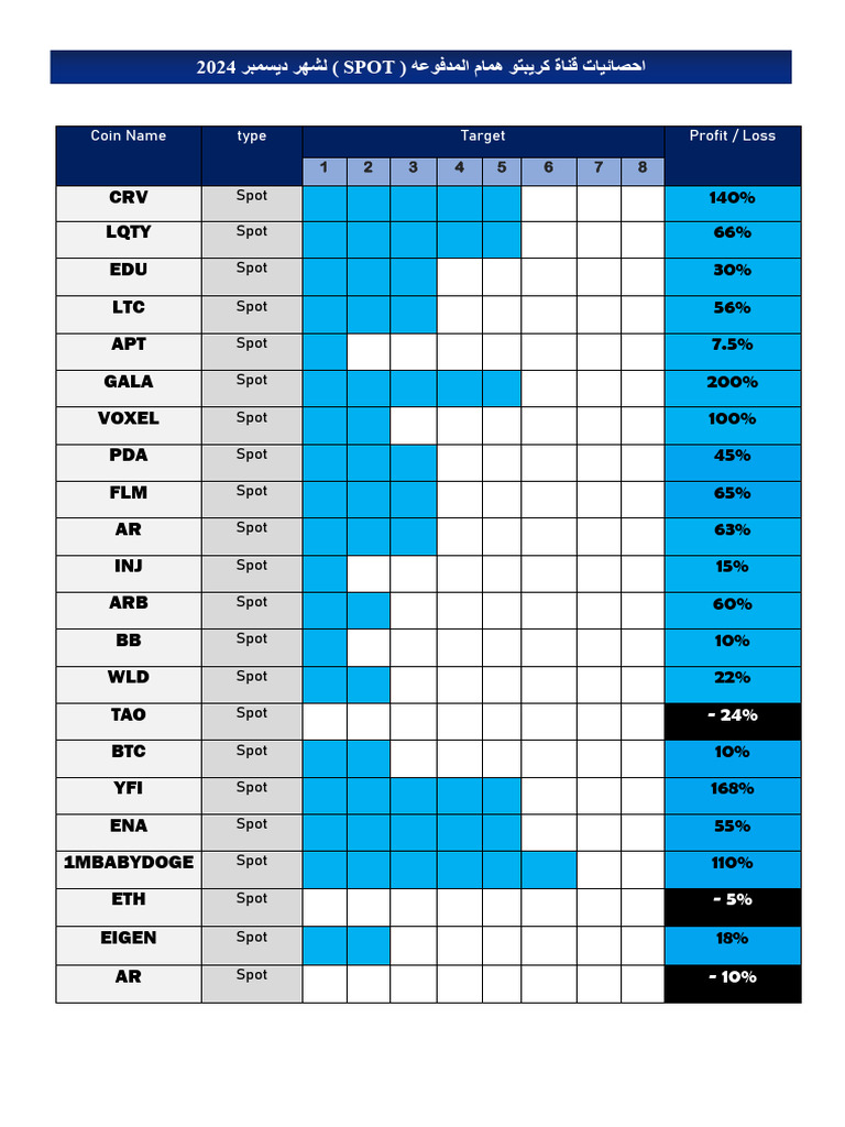 December 2024 Spot Stats Overview | PDF