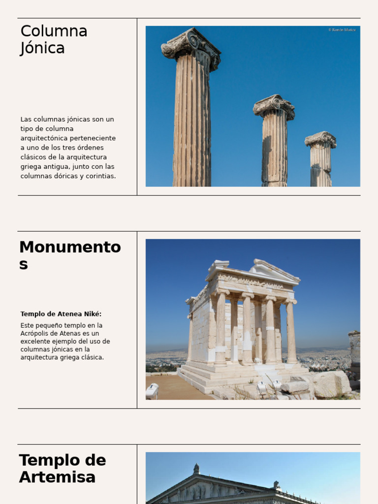 Columnas Clásicas | PDF | Columna | Antiguedad clasica