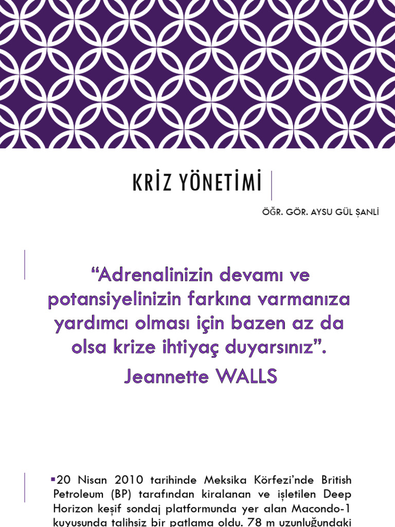 Kriz Yönetimi | PDF