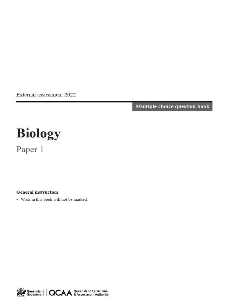 QCE_BIO_FINAL_2022 | PDF | Twin | Gene