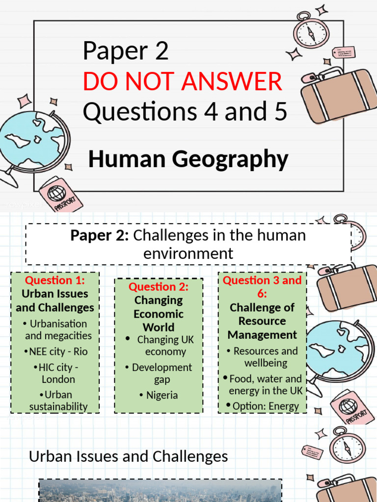 Year 11 Paper 2 Revision 2024 | PDF | Fair Trade | Poverty
